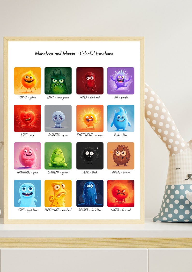 Monsters and Moods - Colorful Emotions, Emotional Learning for Kids ...