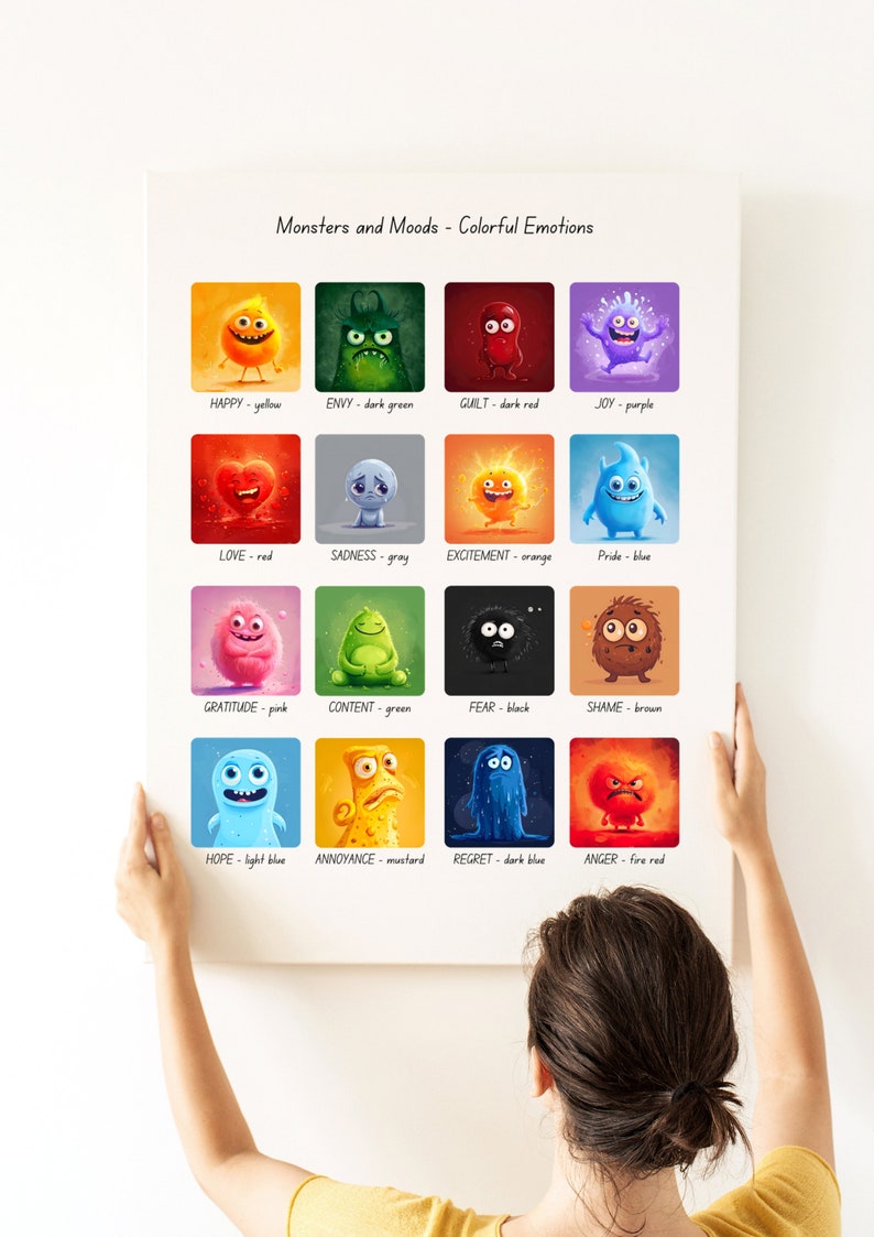 Monsters and Moods - Colorful Emotions, Emotional Learning for Kids ...