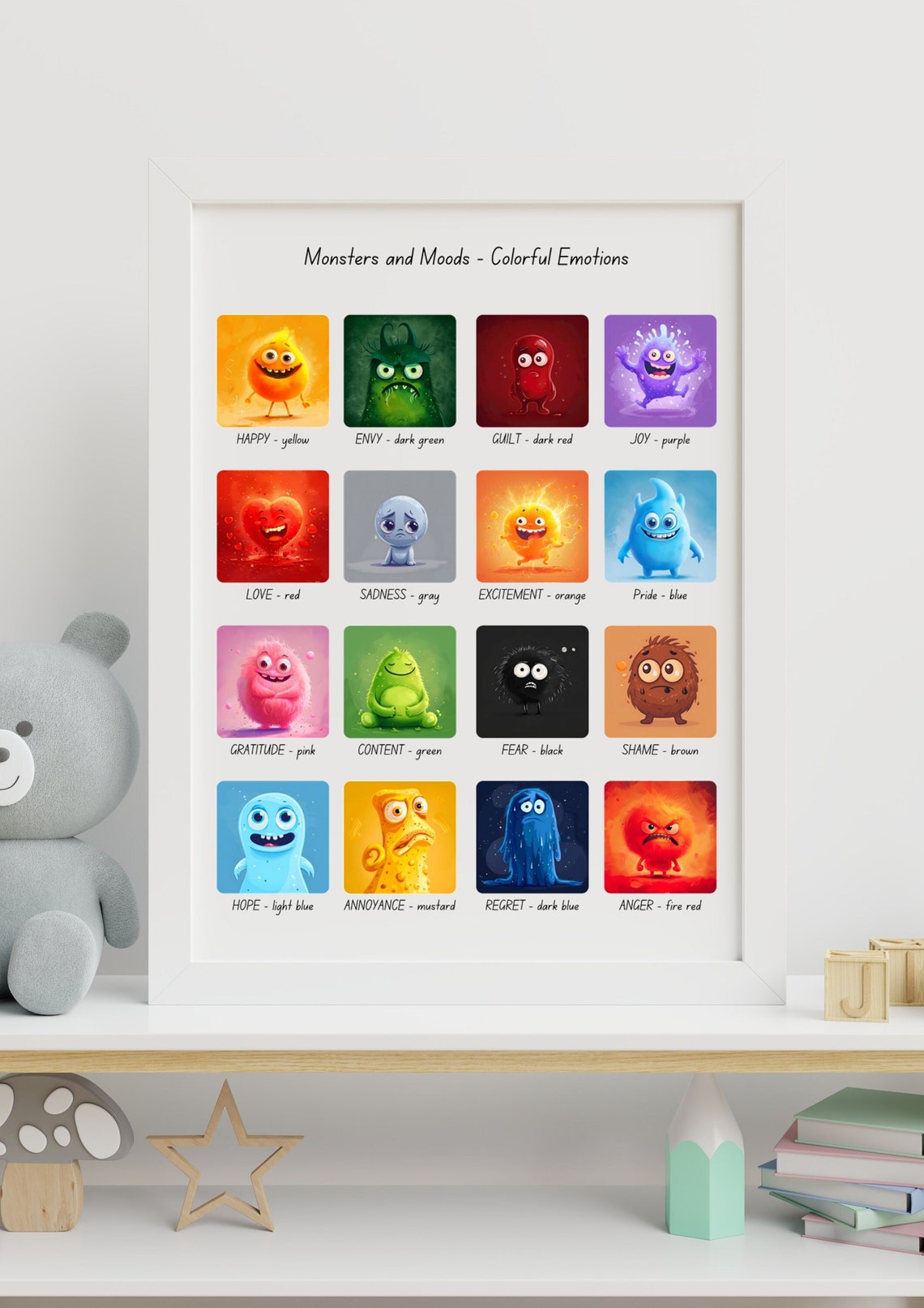 Monsters and Moods - Colorful Emotions, Emotional Learning for Kids ...