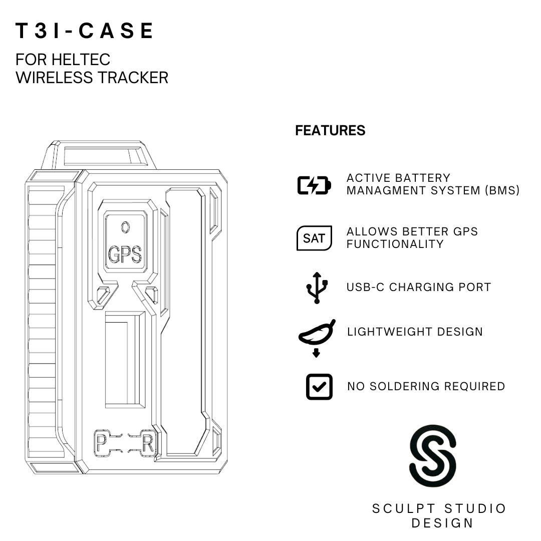 T3I - Heltec Tracker Meshtastic Case - Etsy
