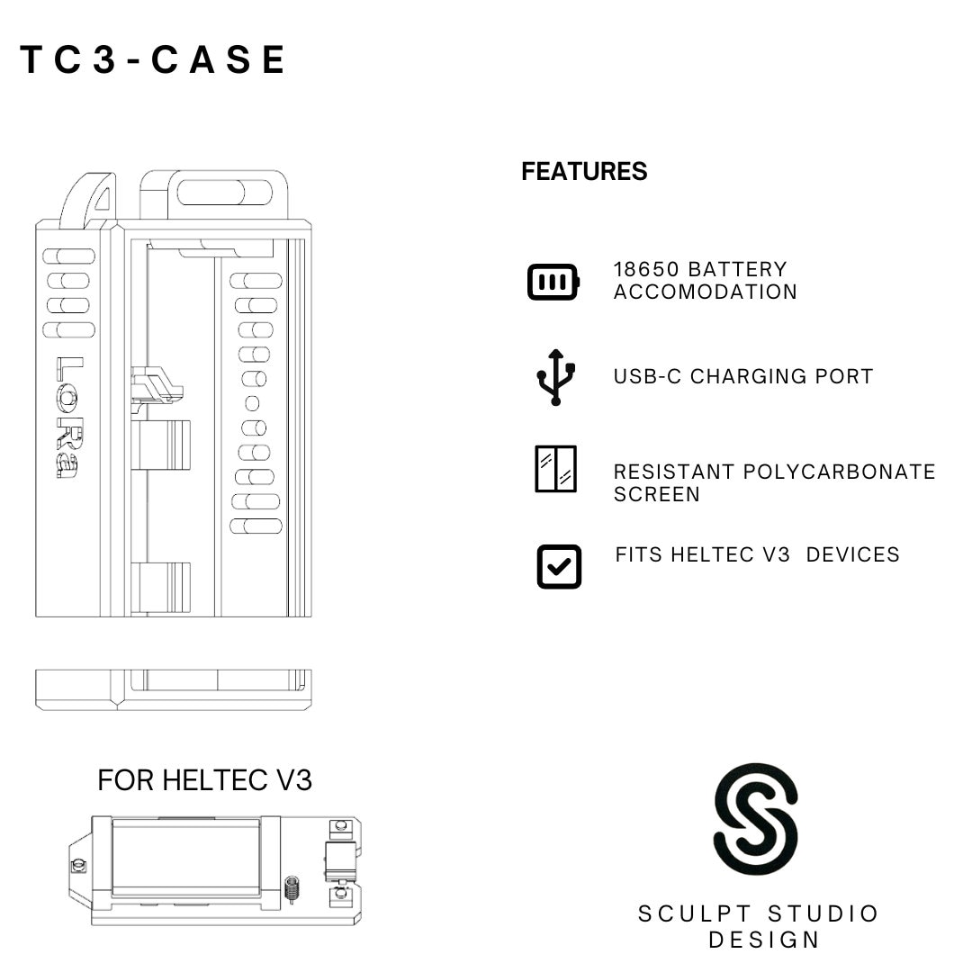 TC3 - Heltec V3 Meshtastic Case - Etsy