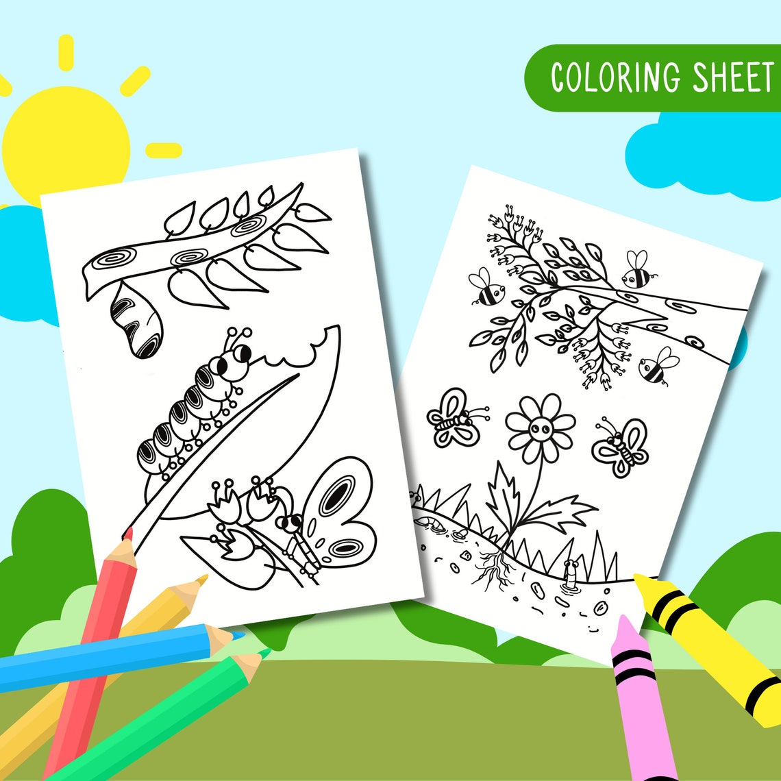 Printable Preschool Worksheets Bundle | Counting Tracing Matching ...