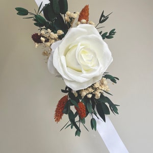 Rust Terracotta Sage Green Dried Flowers, Dried Boho Wedding Bouquets ...