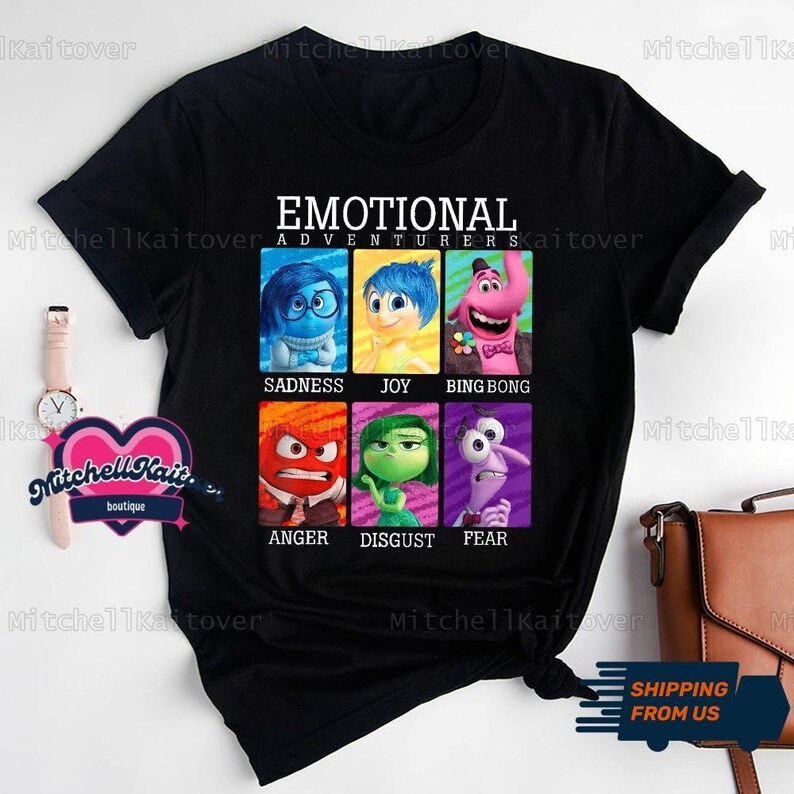 Inside Out 2 Shirt, Disney Inside Out 2 Tshirt, Emotional Adventure Tee ...