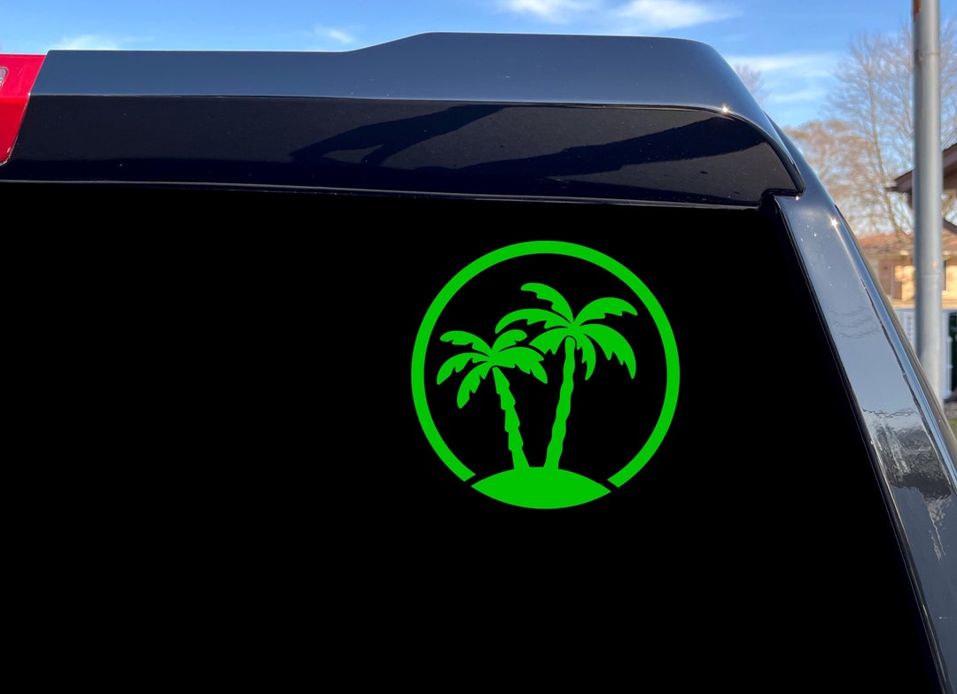 Palm Trees Sticker - Etsy