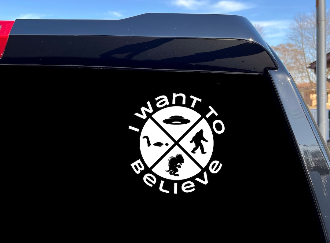 Believe Cryptids Sticker - Etsy