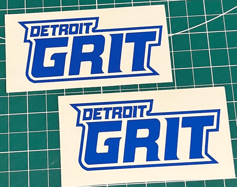 Detroit Grit Sticker - Etsy