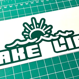 Lake Life Sticker - Etsy