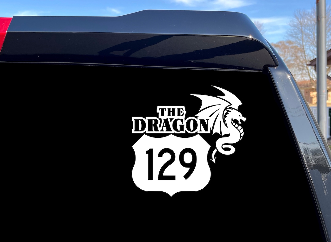 The Tail of the Dragon US-129 Sticker - Etsy