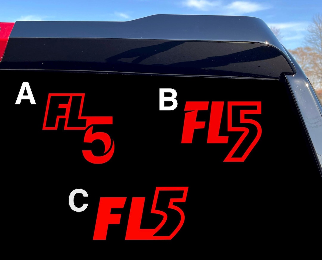 Honda “FL5” Type R Vinyl Sticker - Etsy