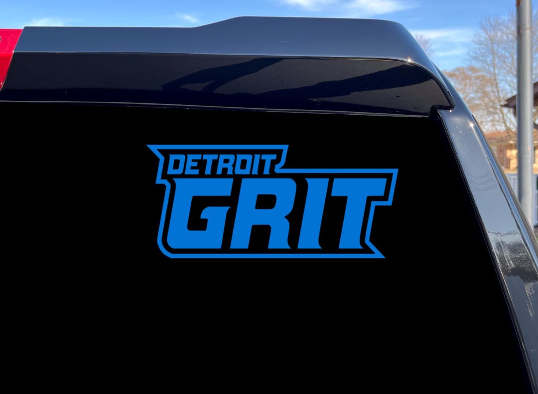 Detroit Grit Sticker - Etsy