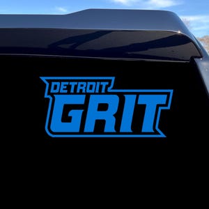 Detroit Grit Vinyl Sticker - Etsy