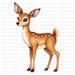 Woodland Animal Clip Art Bundle – Deer – Classic Watercolor Forest ...