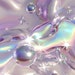 Pastel Chrome Blobs, Holographic, Iridescent, Set of 3 Posters ...