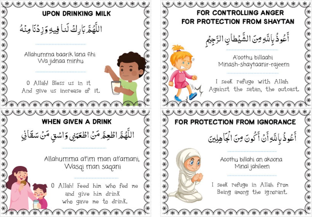 Islamic Dua Book for Kids - Etsy Australia