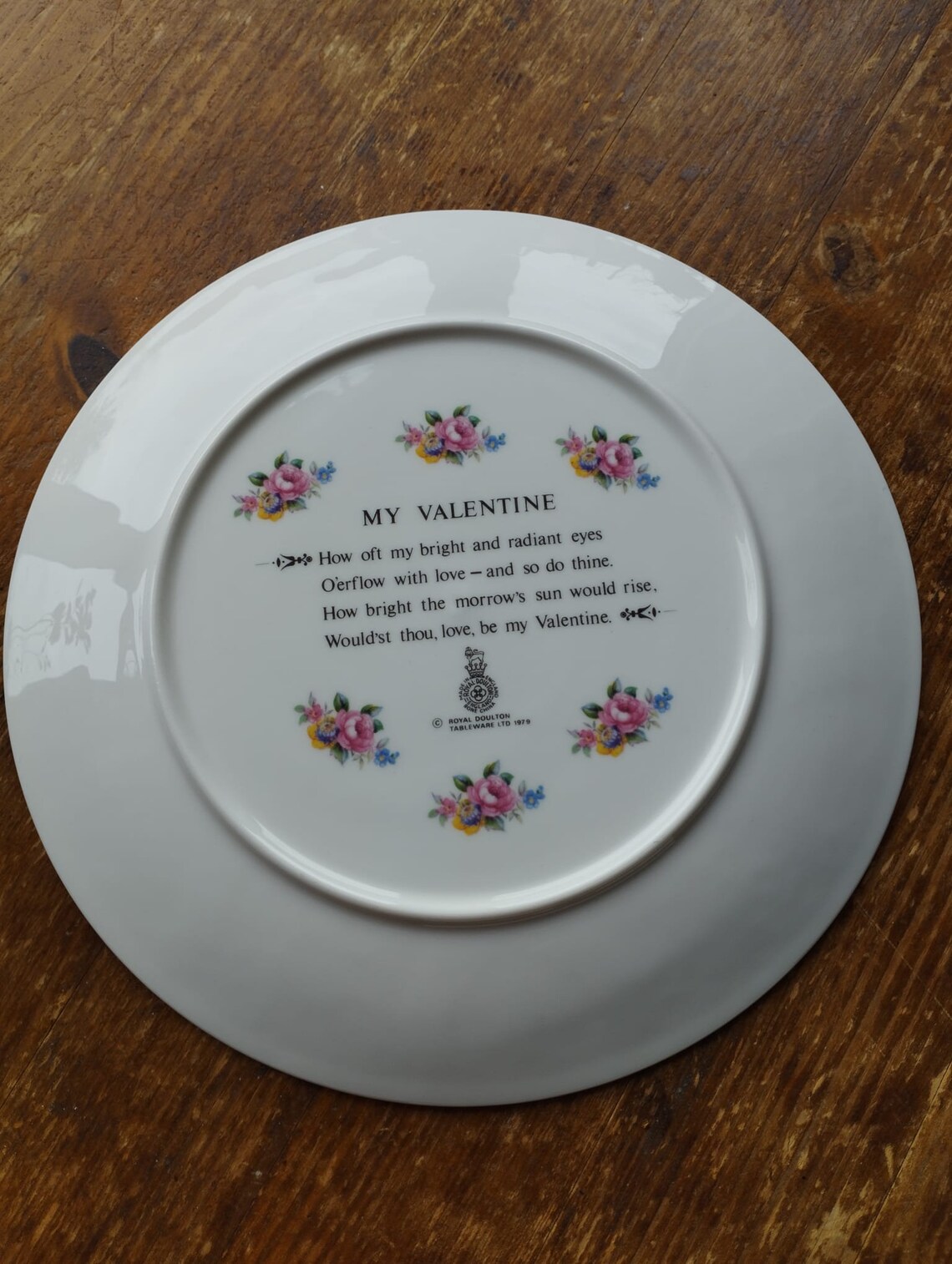 Royal Doulton Valentine's Day Plate 1980 Collectables in Original Box ...