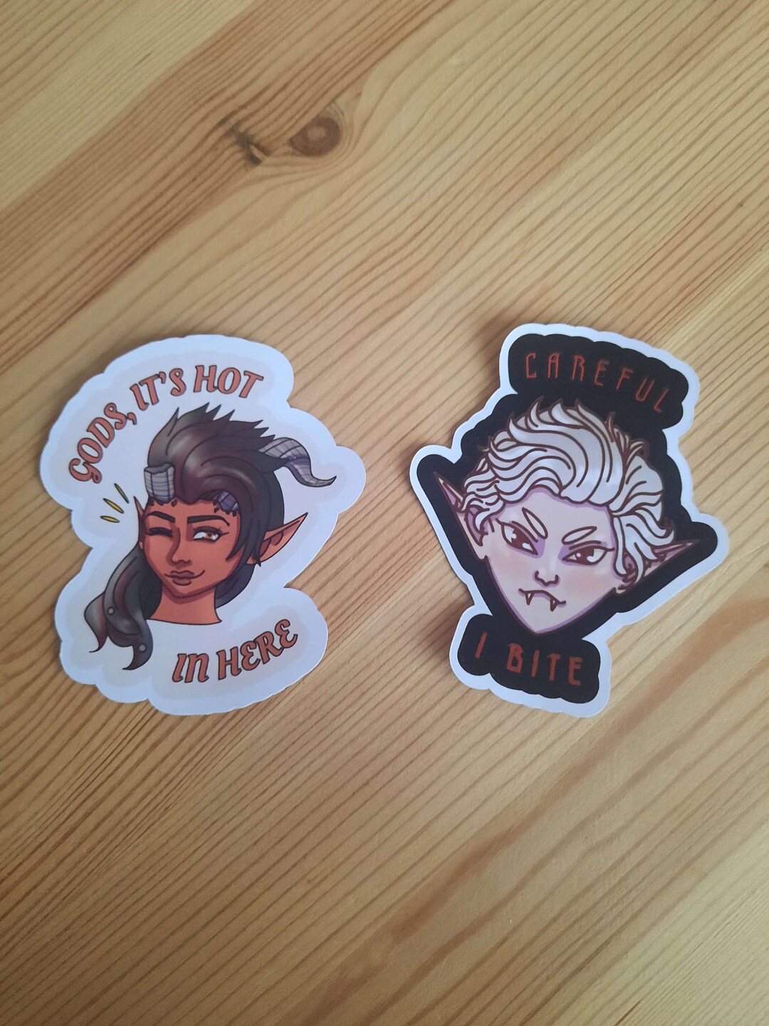 Baldur's Gate 3 Astarion or Karlach Stickers - Etsy