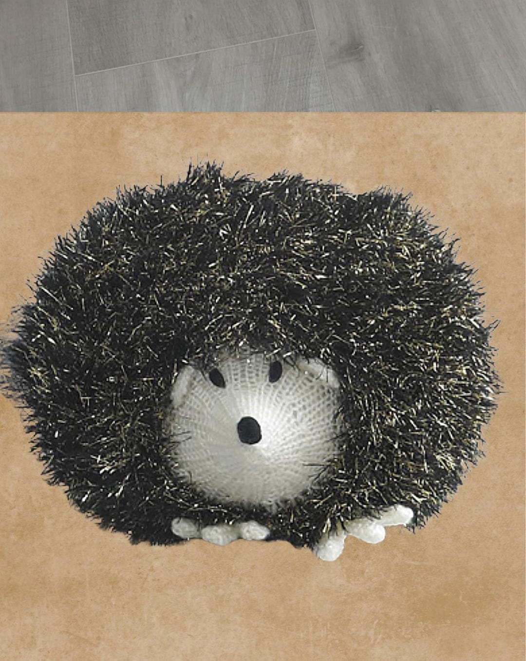 Cute Easy Knit Hedgehog Child's Soft Toy Knitting Pattern Tinsel & DK ...