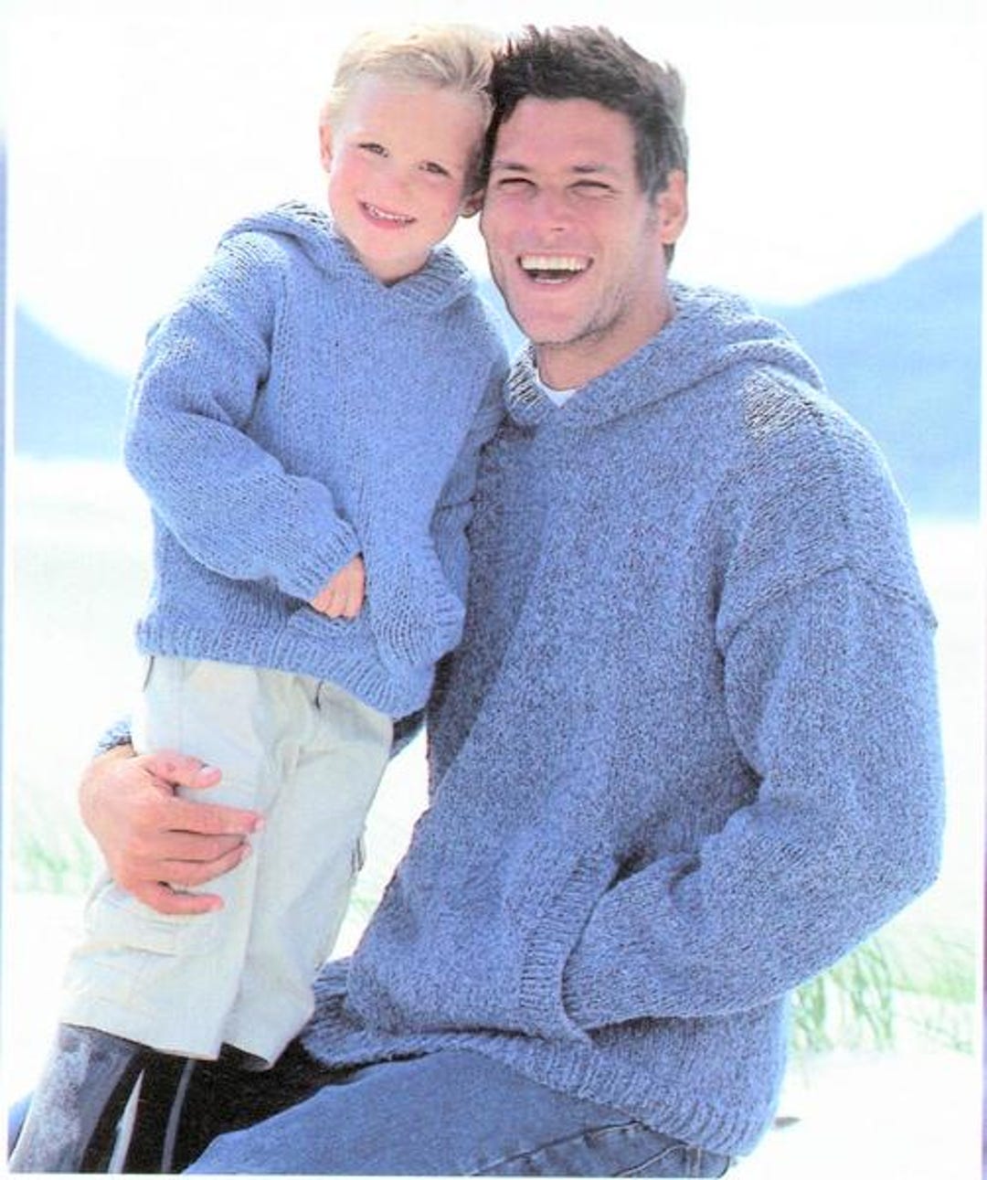 Easy Family Hooded Sweater-jumper-pockets Slouchy Womens Mens Childs 24 ...