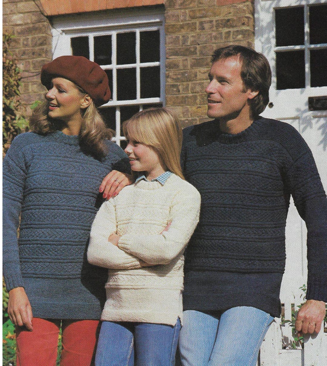 Guernsey Knitting Pattern Book -sweaters for All the Family - Child ...
