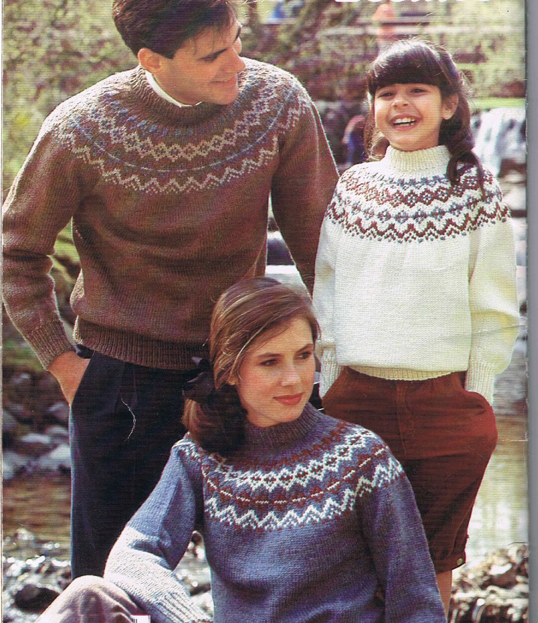 Man* Womans * Child's Icelandic Fair Isle Sweaters *round Neck Styles ...