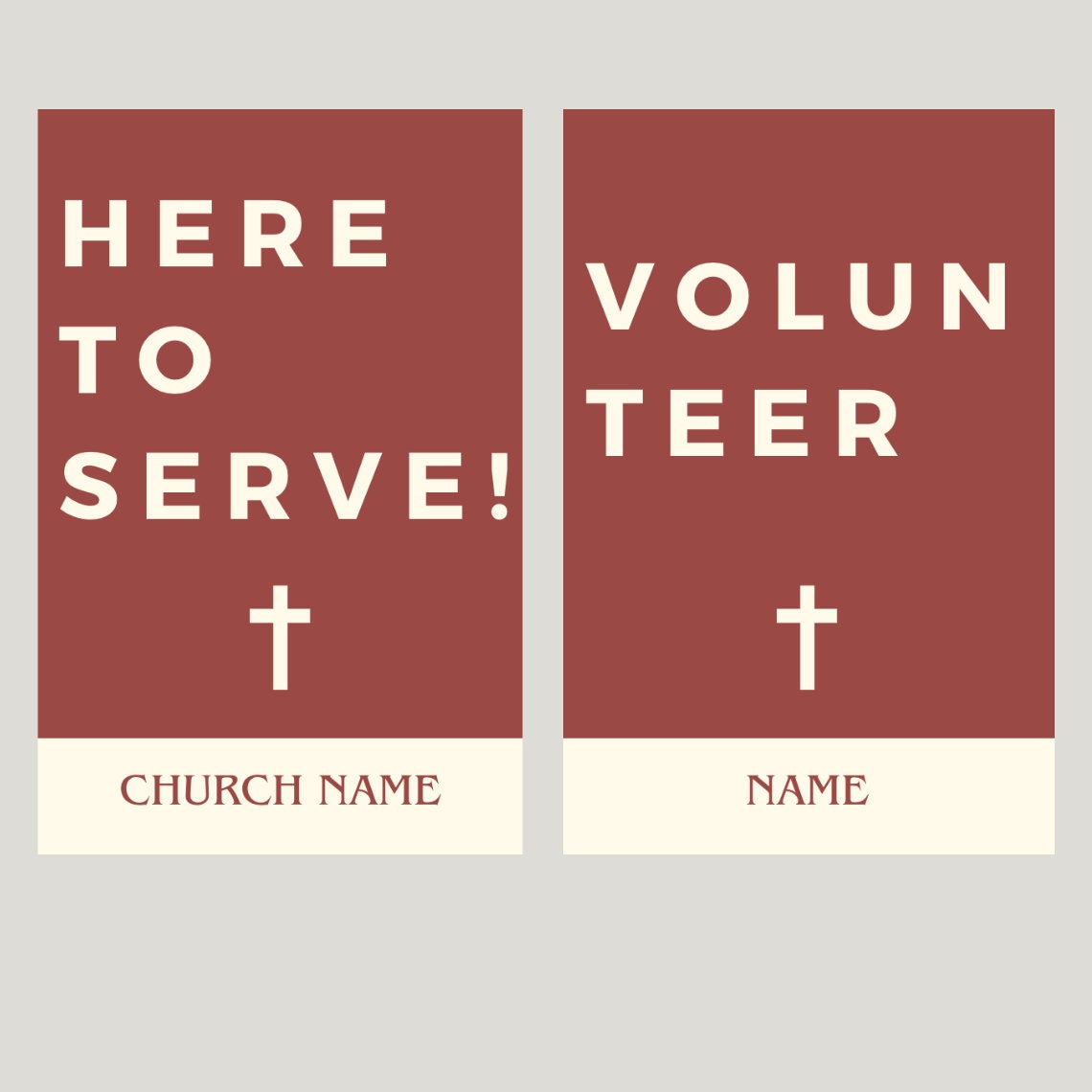 Church Greeter Canva Templates, 3 Unique Designs - Etsy