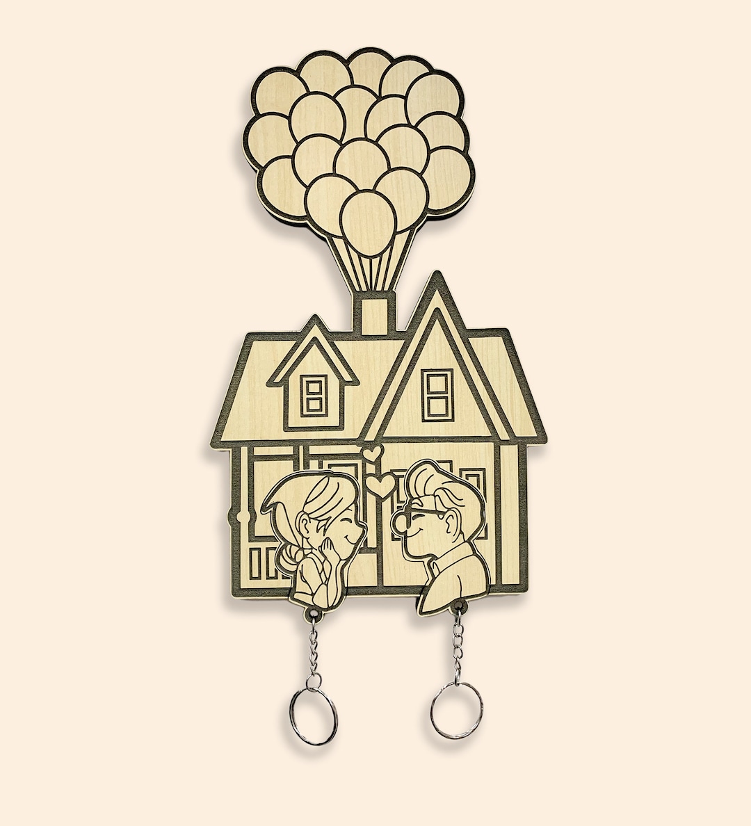 Carl and Ellie Keychain, up Her Carl Keychain, Carl Ellie Keychain, up ...