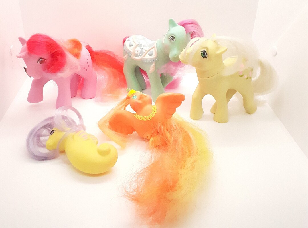 Vintage My Little Pony G1 Posey Tropical Fairy Tail Galaxy Merry Go ...
