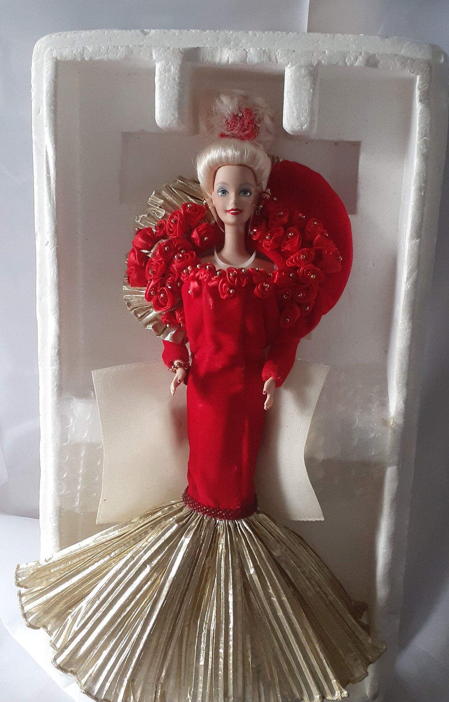 Vintage 50th Anniversary Porcelain Barbie Collectable Rare Original Box ...