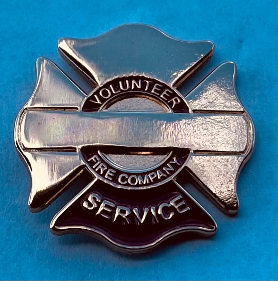 Volunteer Fireman's Years of Service Pins - Etsy