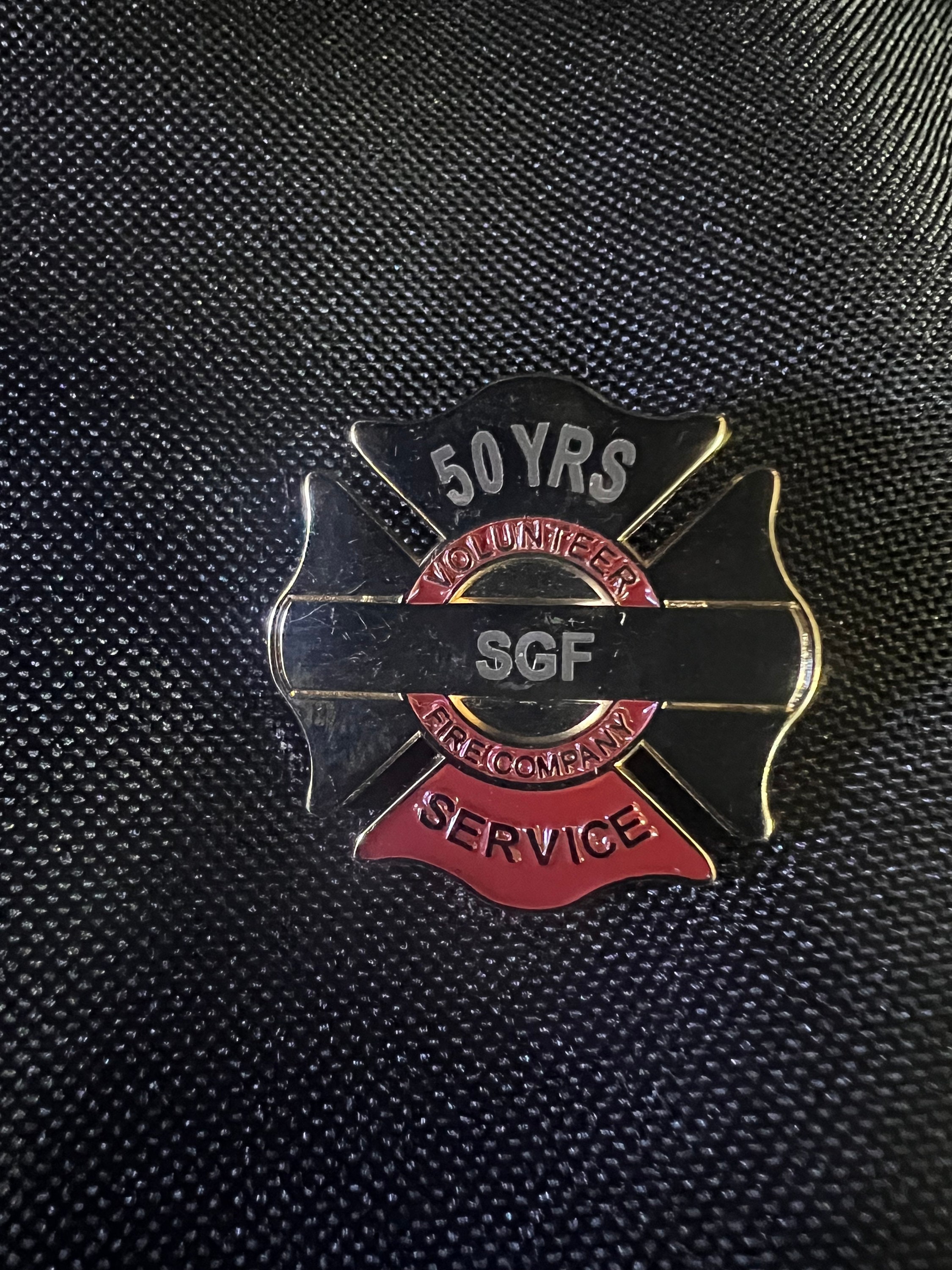 Volunteer Fireman's Years of Service Pins - Etsy