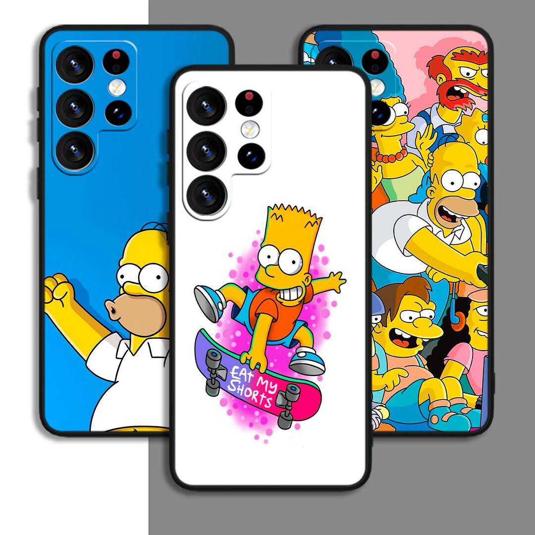 Cool Simpsons Art Phone Case for Samsung A55 A54 A15 A16 S23 S24 S25 FE ...