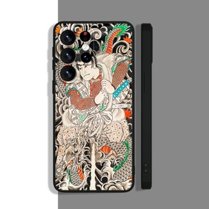Japan Samurai Swordsman Art Phone Case for Samsung A54 A53 S21 S23 S24 ...