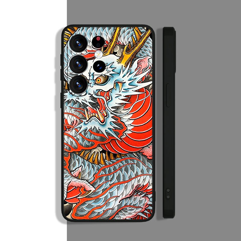 Japan Samurai Swordsman Art Phone Case for Samsung A54 A53 S21 S23 S24 ...