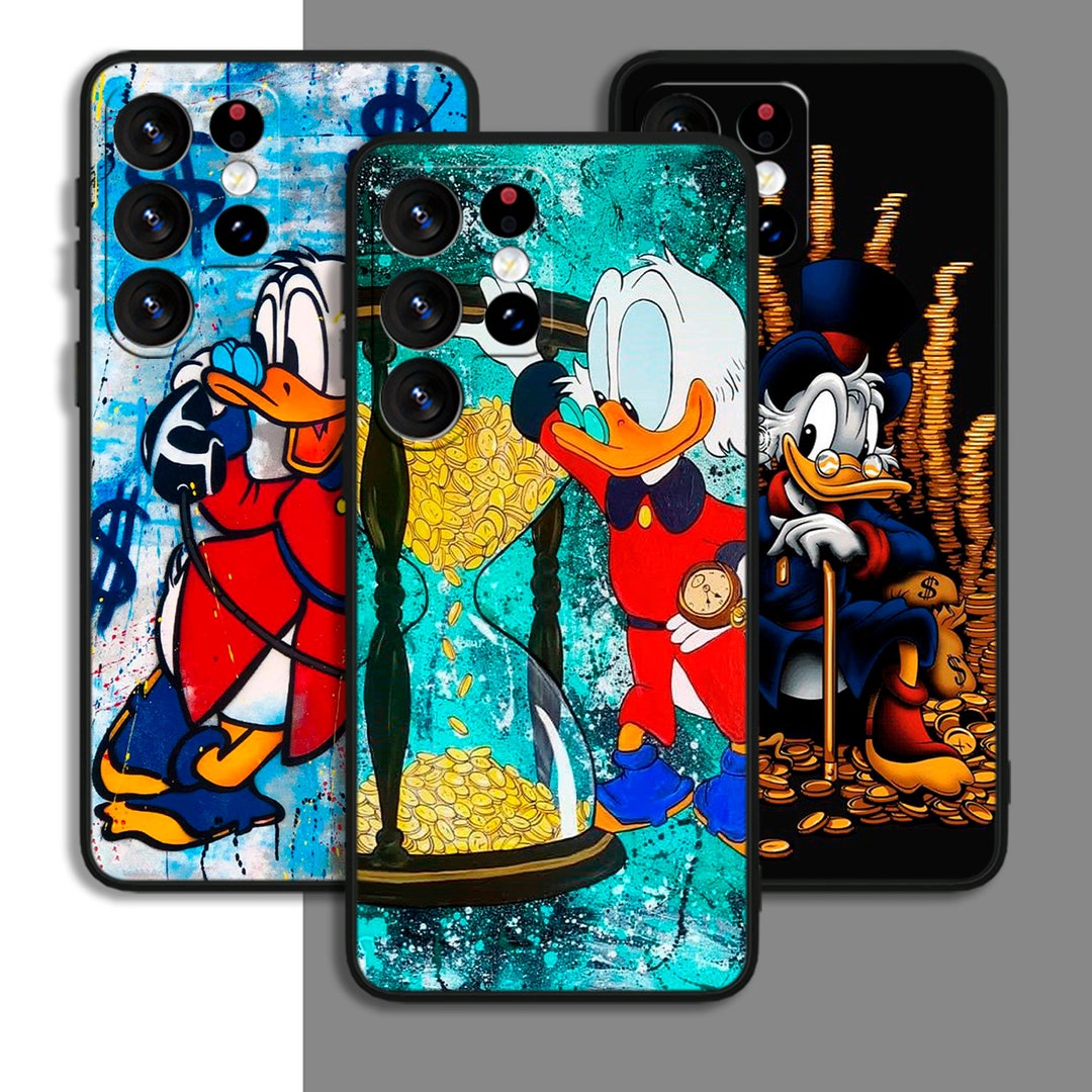 Donald Duck Cartoon Funny Art Phone Case for Samsung A54 A53 S21 S23 ...
