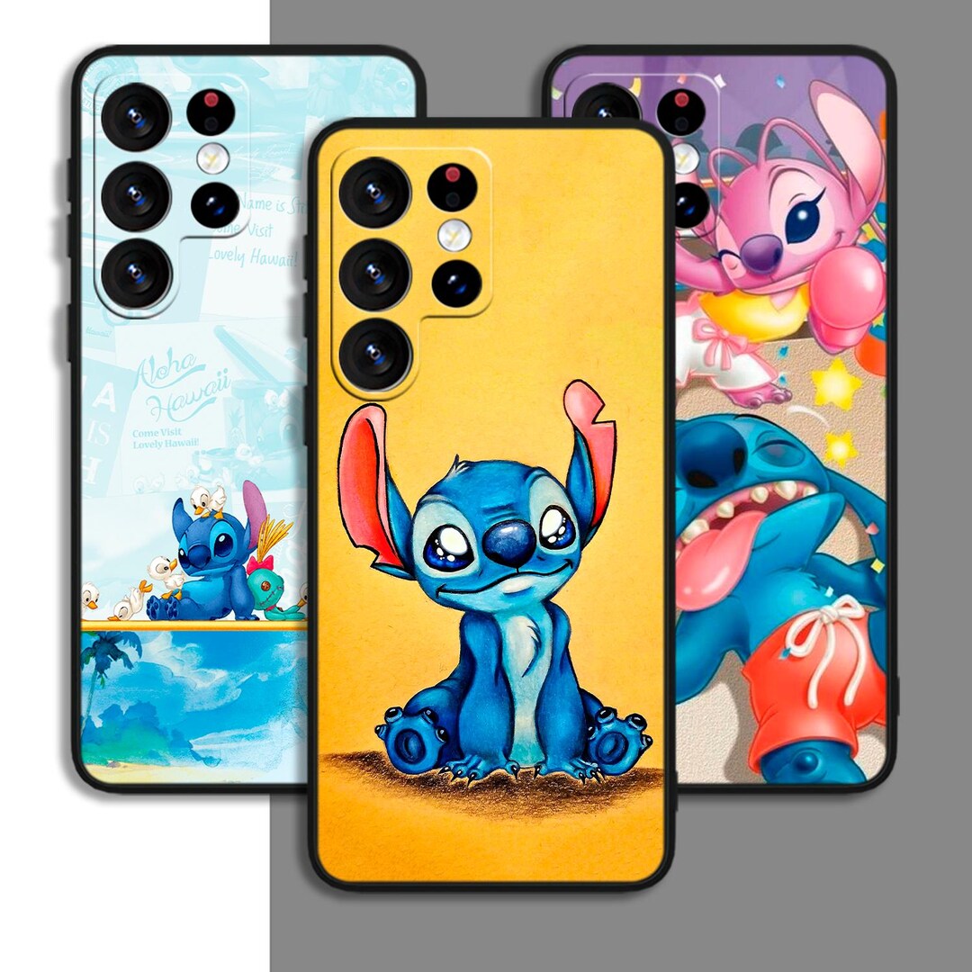 Cartoon Stitch Funny Art Phone Case for Samsung A55 A54 A15 A16 S23 S24 ...