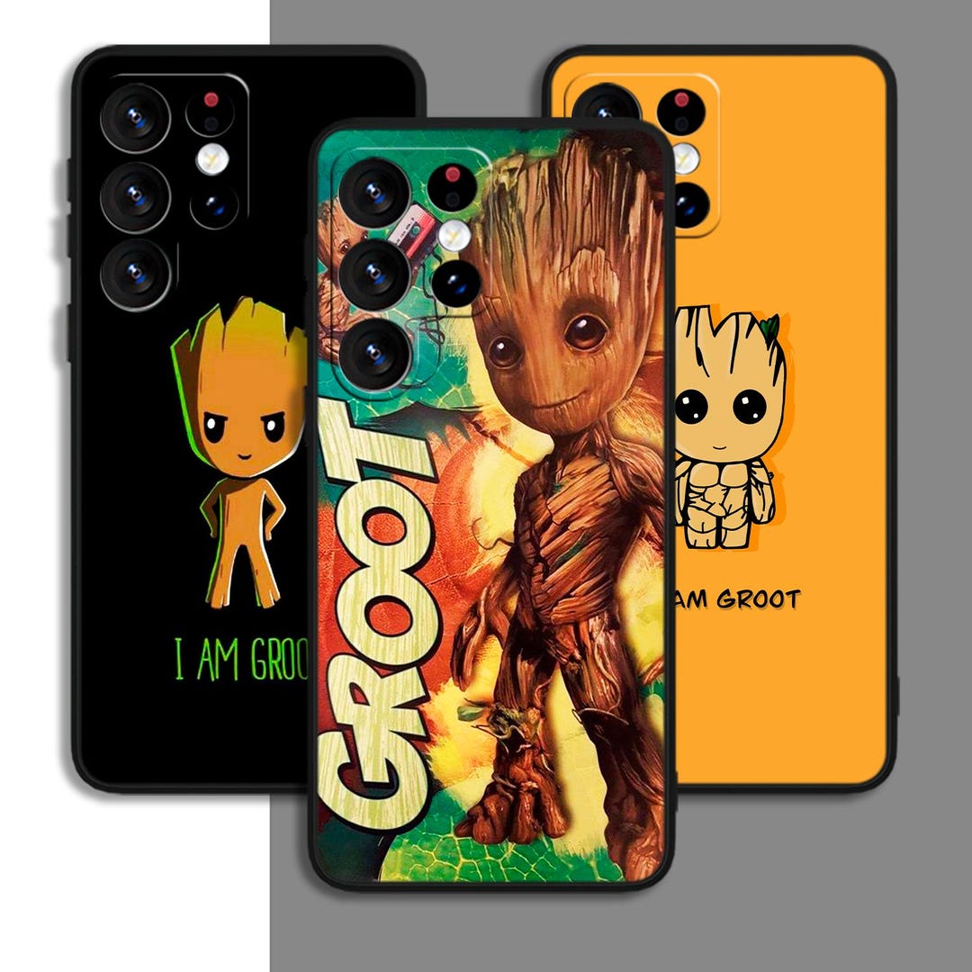Superhero Avengers Groot Phone Case for Samsung A55 A35 A15 A16 S25 S24 ...