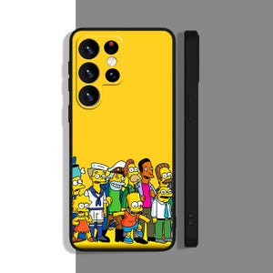 Cool Simpsons Art Phone Case for Samsung A55 A54 A15 A16 S23 S24 S25 FE ...