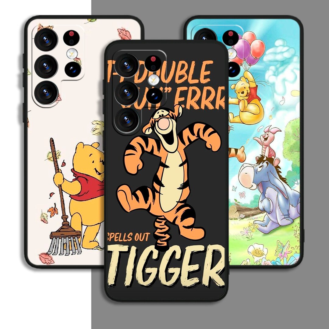 Friends Pooh Cartoon Funny Art Phone Case for Samsung A54 A53 S21 S23 ...