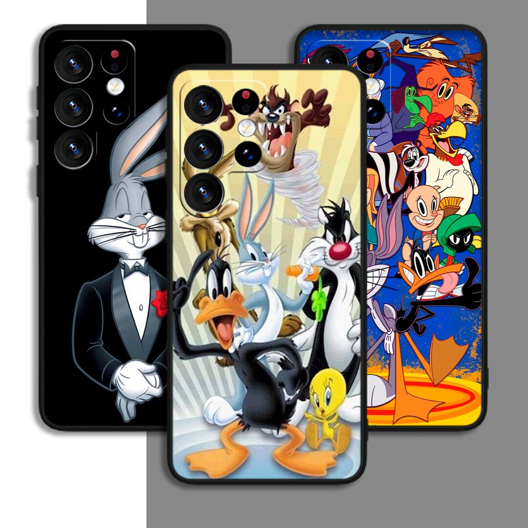 Cartoon Bunny Bird Duffy Duck Art Phone Case for Samsung A54 A53 S21 ...