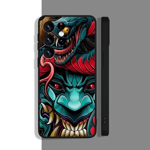 Japan Samurai Swordsman Art Phone Case for Samsung A54 A53 S21 S23 S24 ...