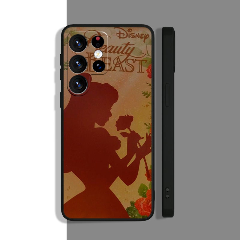 Cute Beauty Beast Cartoon Art Phone Case for Samsung A54 A53 S21 S23 ...