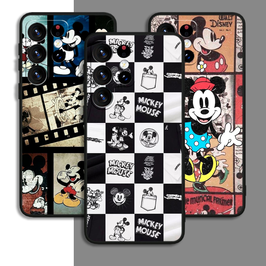 Cartoon Mickey Minnie Funny Art Phone Case for Samsung A54 A53 S21 S23 ...