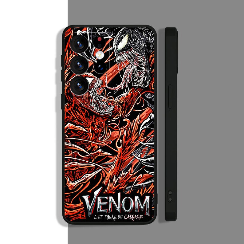 Superhero Evil Venom Cool Art Phone Case for Samsung A54 A53 S21 S23 ...