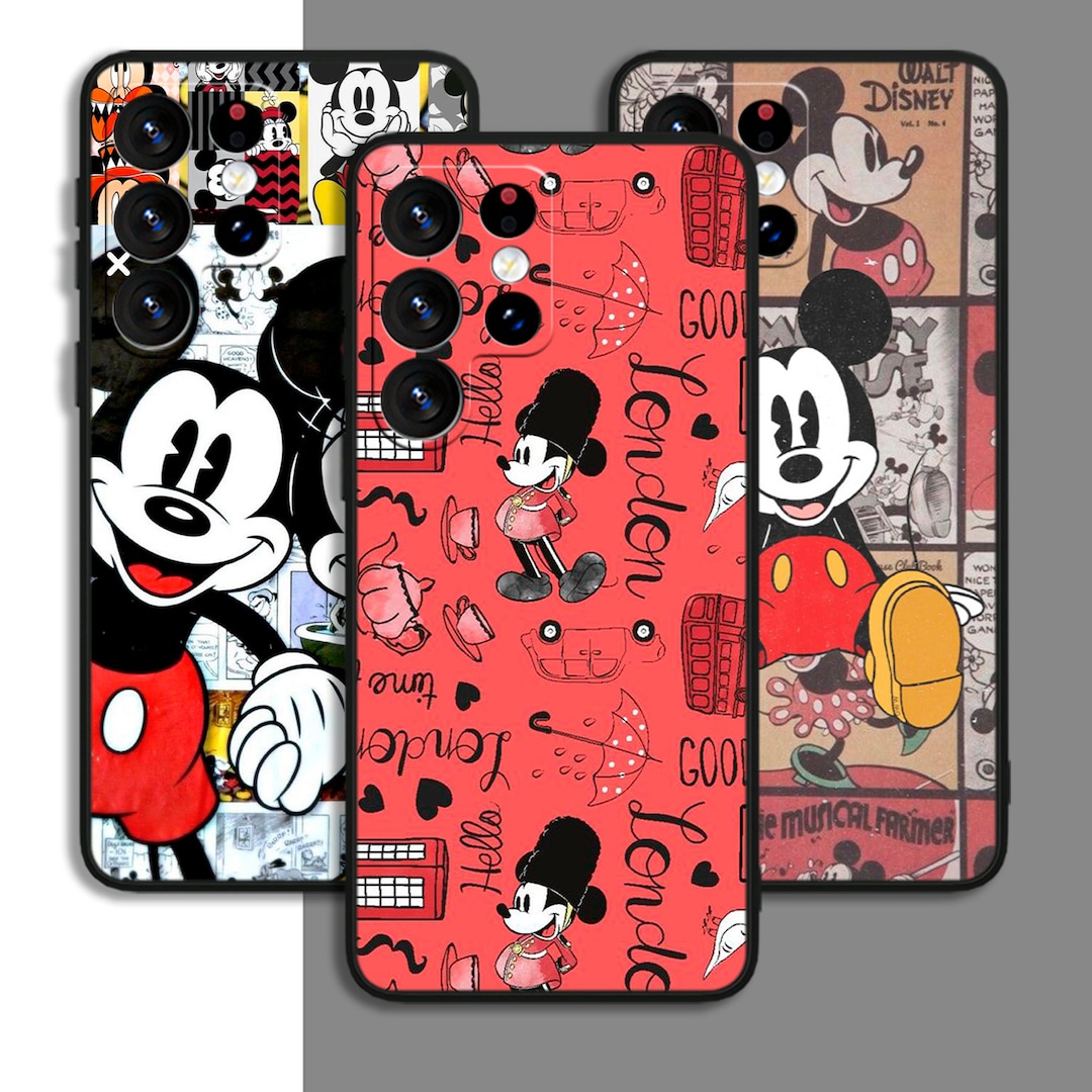 Cartoon Mickey Minnie Funny Art Phone Case for Samsung A54 A53 S21 S23 ...