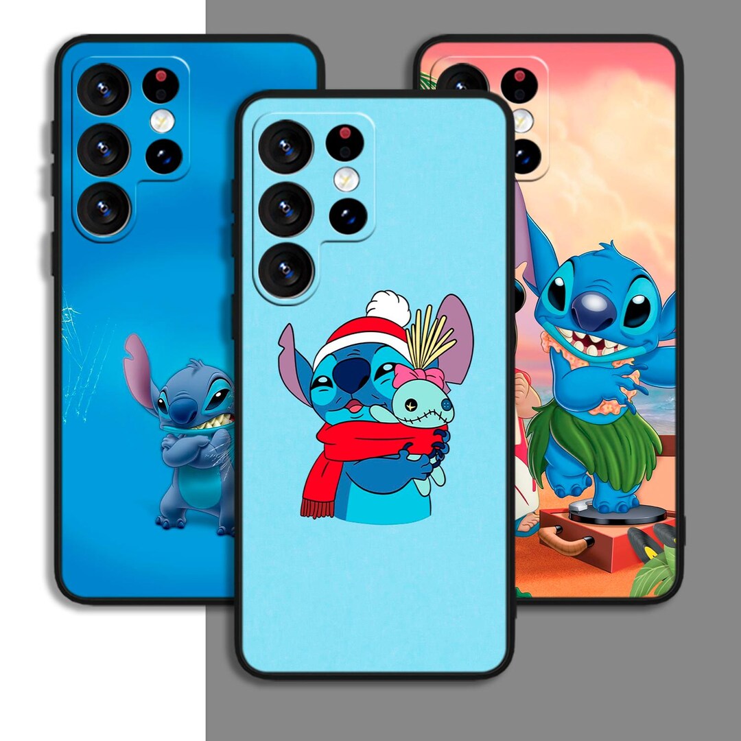Cartoon Stitch Funny Art Phone Case for Samsung A55 A54 A15 A16 S23 S24 ...