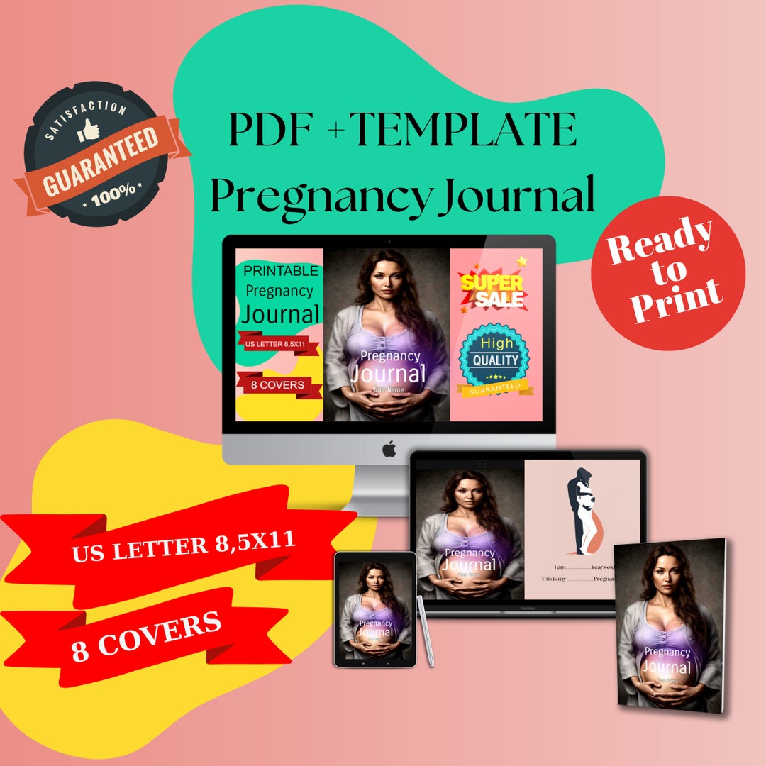 Pregnancy Journal Printable Planner Gift for New Moms Goodnotes Planner ...