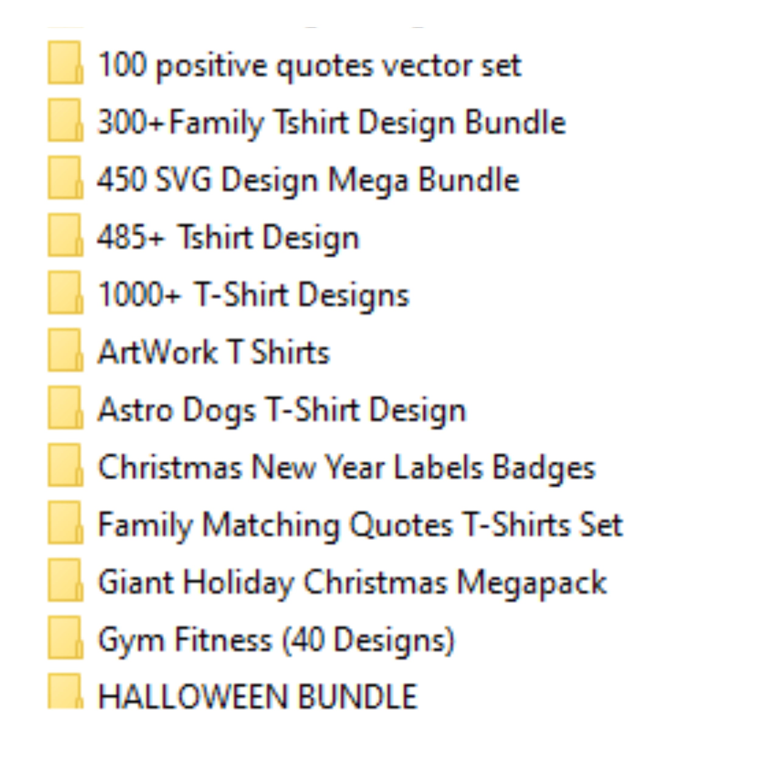 T-shirt Designs Bundle to Resell Instant Download & Master Resell ...