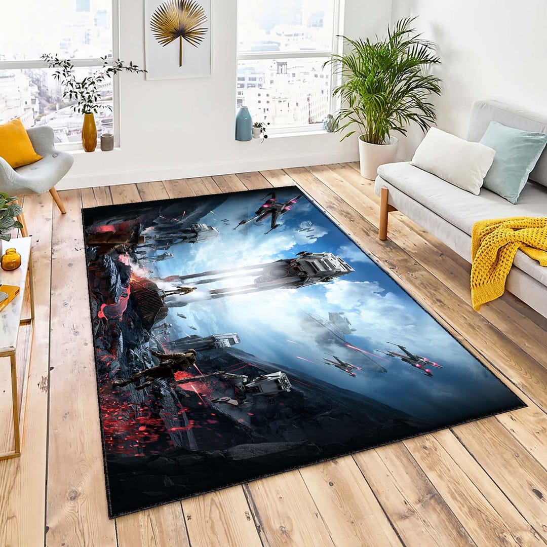 Star Wars Rug, Battlefront, Star Wars Battelefront Rug, Rug for Living ...