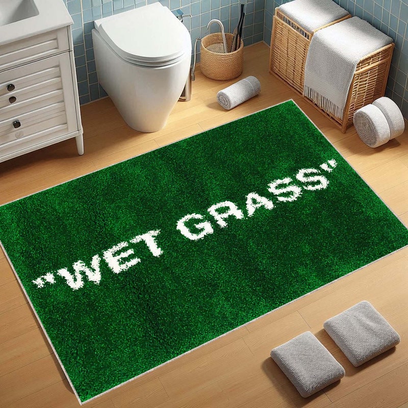 Wet Grass Rug - Etsy